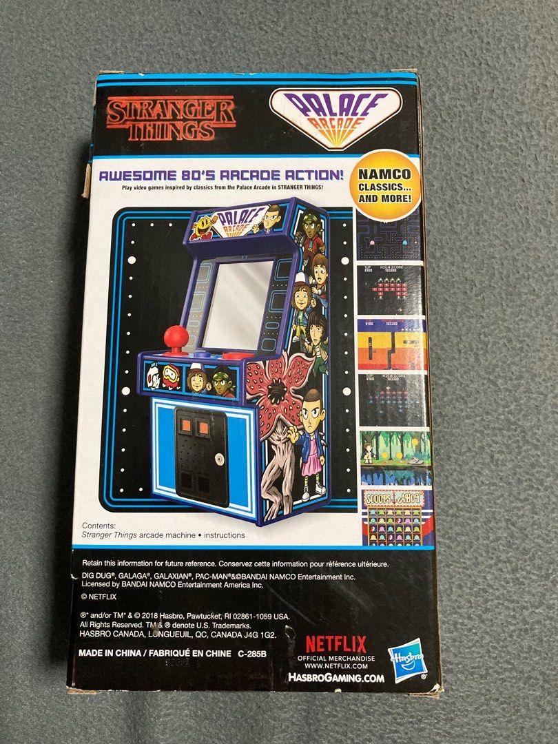 Hasbro Stranger Things Palace Arcade Handheld Electronic Game, Hobbies ...