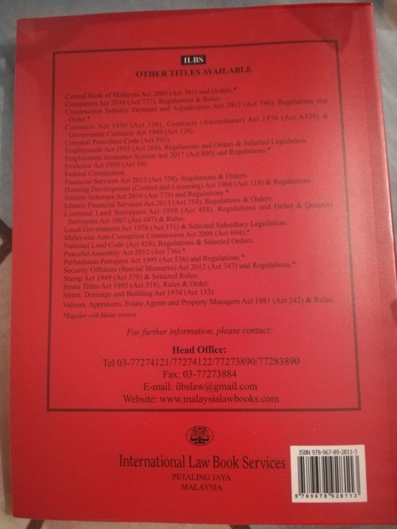 strata management act 2013 (Act 757)& Regulations, Hobbies & Toys ...