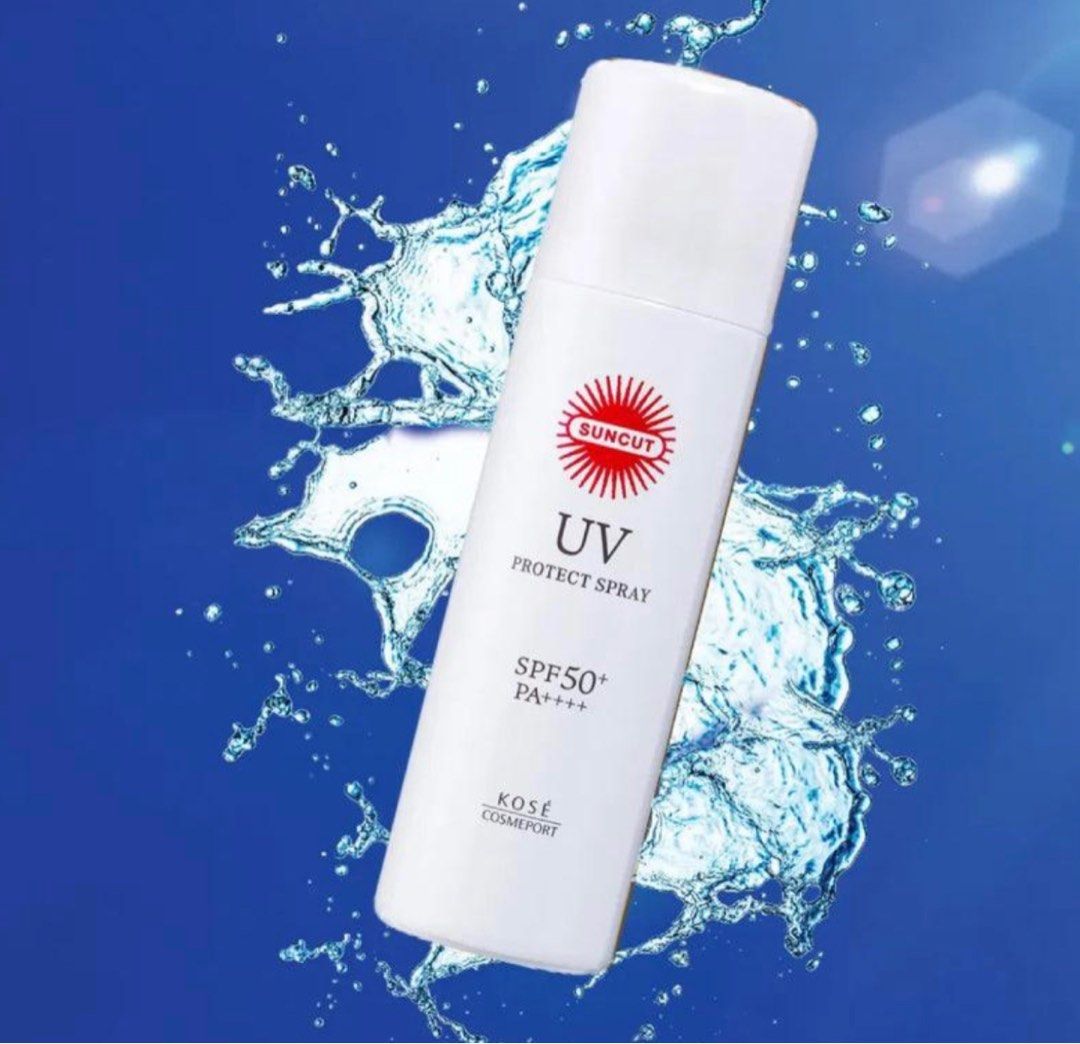 suncut sunscreen spray spf 50 KOSE, Beauty & Personal Care, Face, Face ...