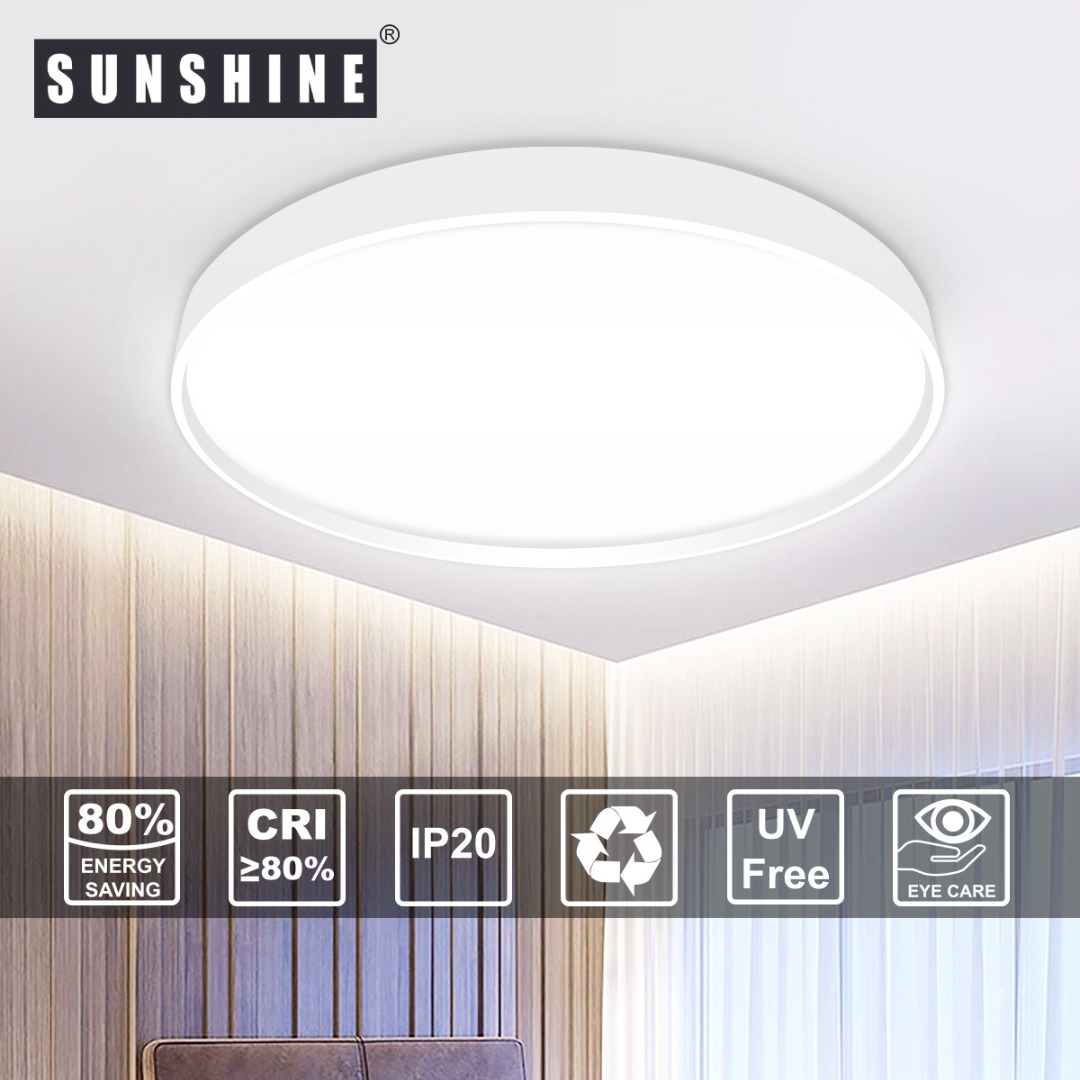 SUNSHINE LED Ceiling Light 3 color temperatures Daylight/Cool white ...