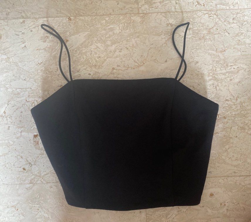 Supergurl Black Top, Women's Fashion, Tops, Sleeveless on Carousell