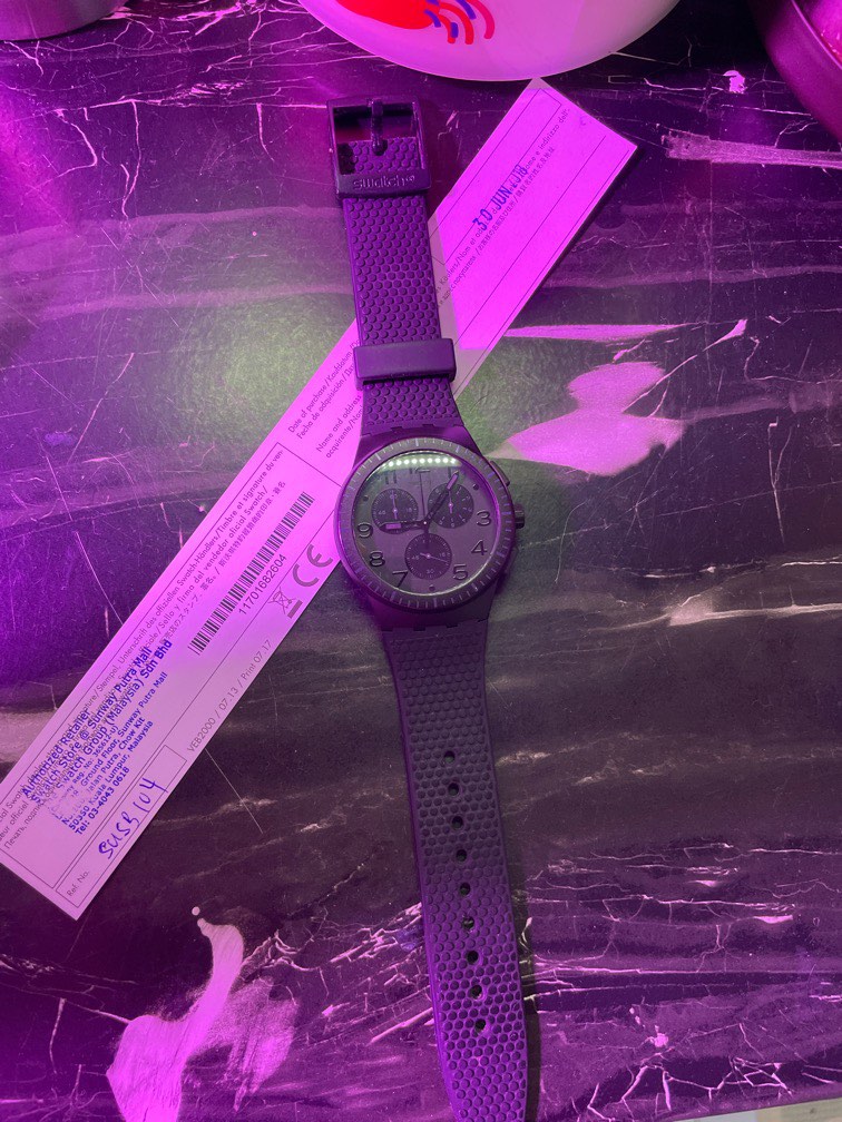 SWATCH SUSB104 Smart Black, Men's Fashion, Watches & Accessories ...