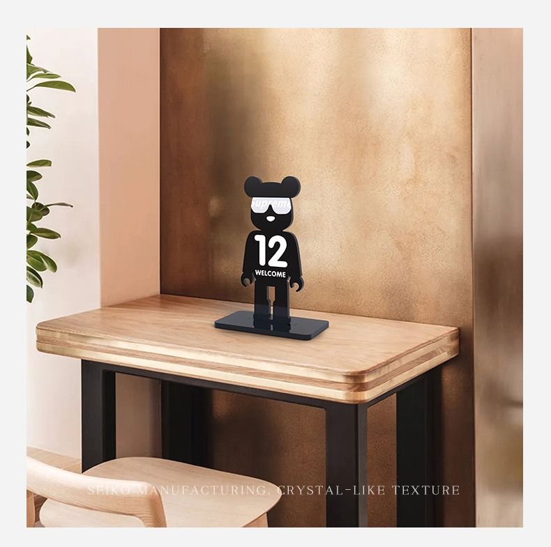 Table Sign, Table Number, Cafe bistro restaurant table sign menu scan ...