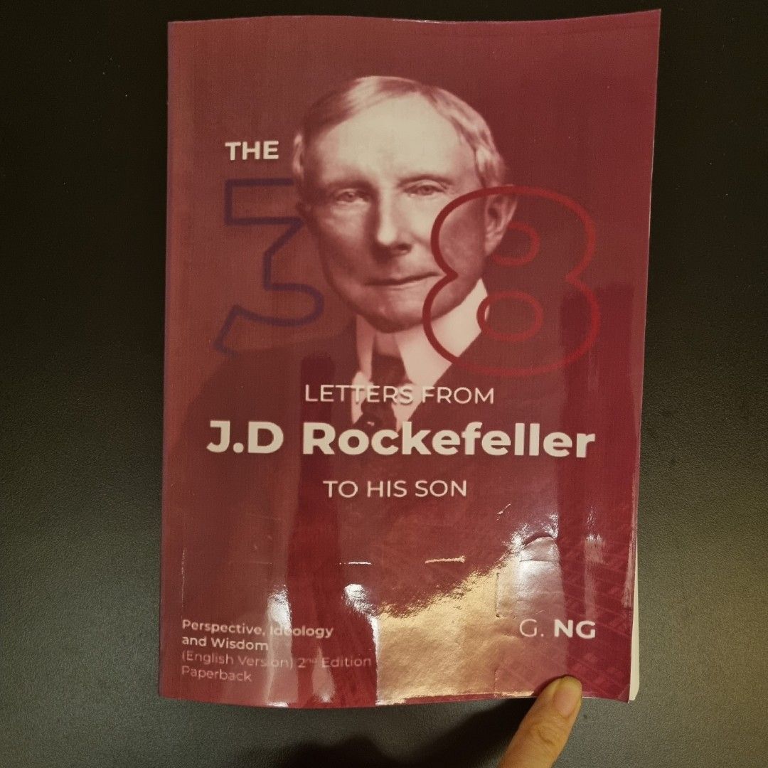 The 38 letters from JD Rockefeller to his son, Hobbies & Toys, Books ...