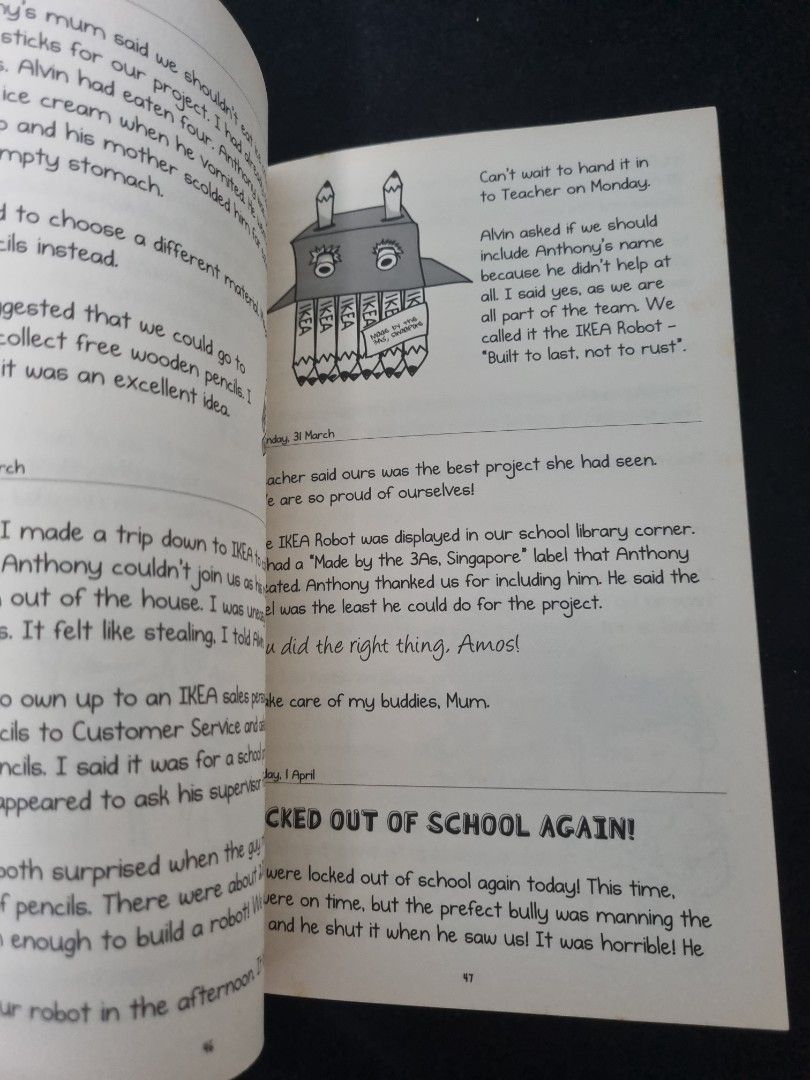 The Diary of Amos Lee - I sit, I Write, I Flush ! By Adeline Foo ...