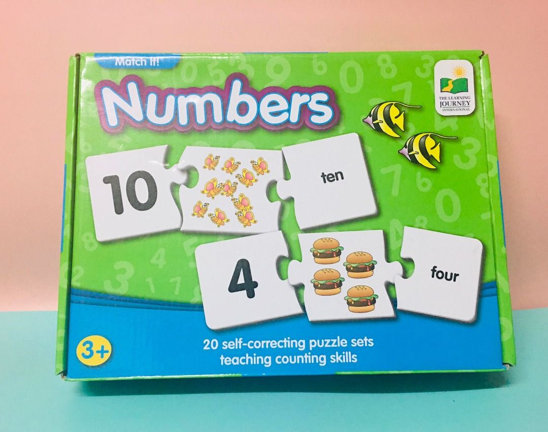 The Learning Journey Match It! Numbers (20 Self Correcting Puzzle Set ...
