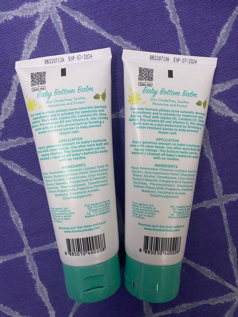 Thomson baby bottom balm, Babies & Kids, Bathing & Changing, Diapers ...