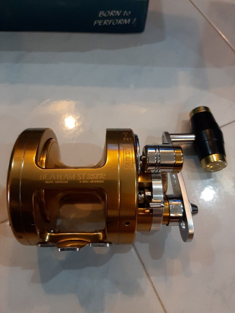 Tica Team Boat and Trolling Reel (Gold), Sports Equipment, Fishing on ...