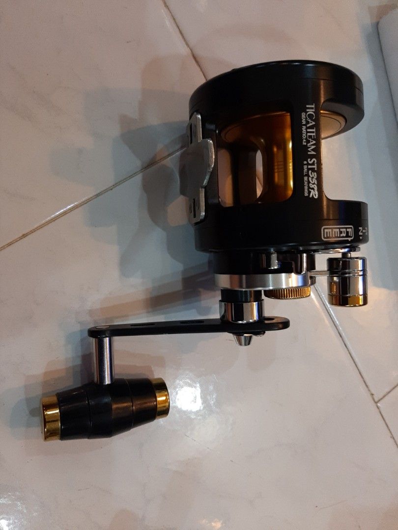 Tica Team ST358RH Boat and Trolling Bait Caster Reel, Sports Equipment ...