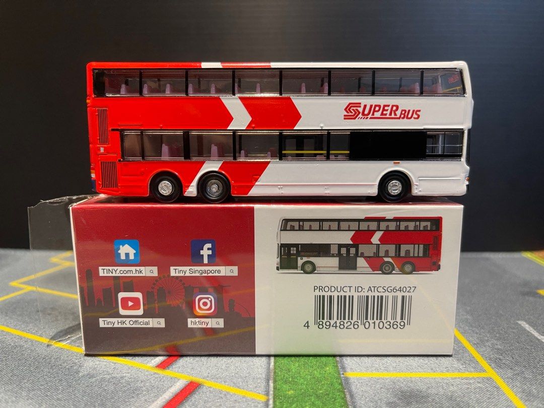 Tiny Singapore SG 13 Dennis Superbus Trident 1/110 1:110 Bus not ...