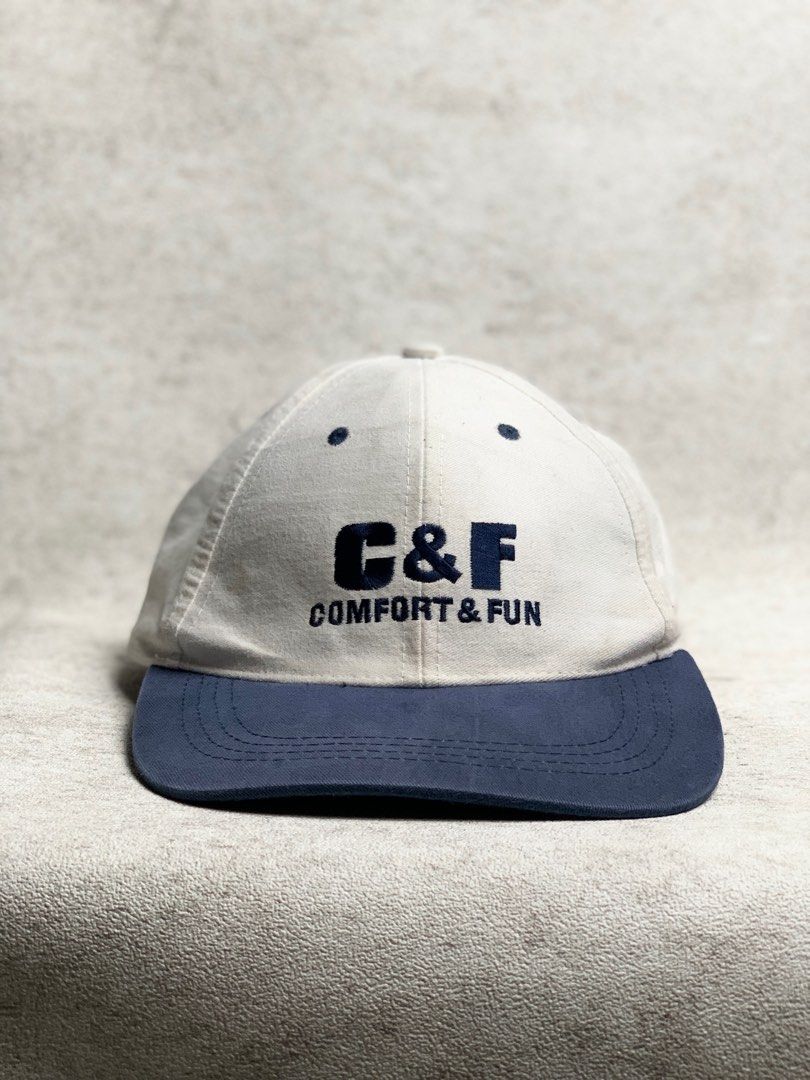 topi vintage two tone dad hat comfort and fun, Fesyen Pria, Aksesoris ...