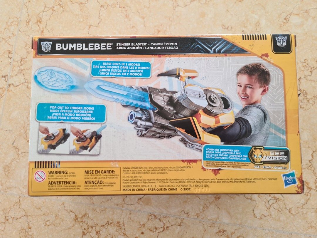 Transformer Bumblebee Stinger Blaster, Hobbies & Toys, Toys & Games on Carousell