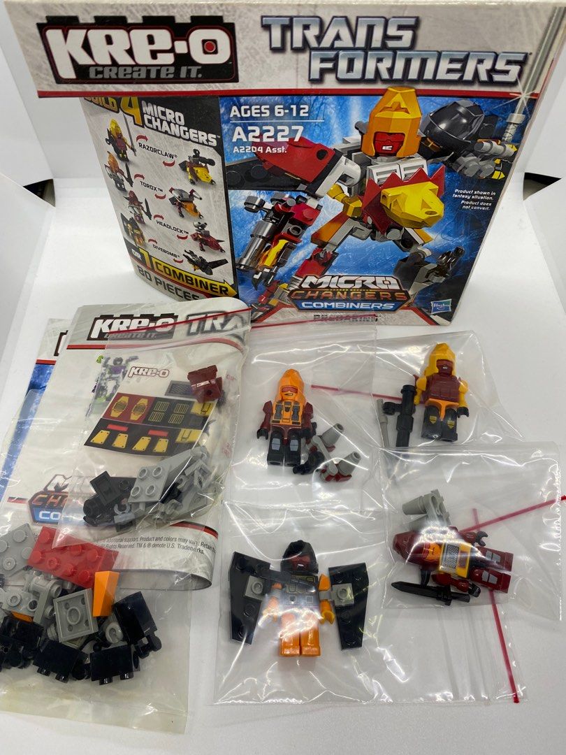 Transformers Kreo Kre-O Micro Changers Combiner Predaking Loose 100% ...