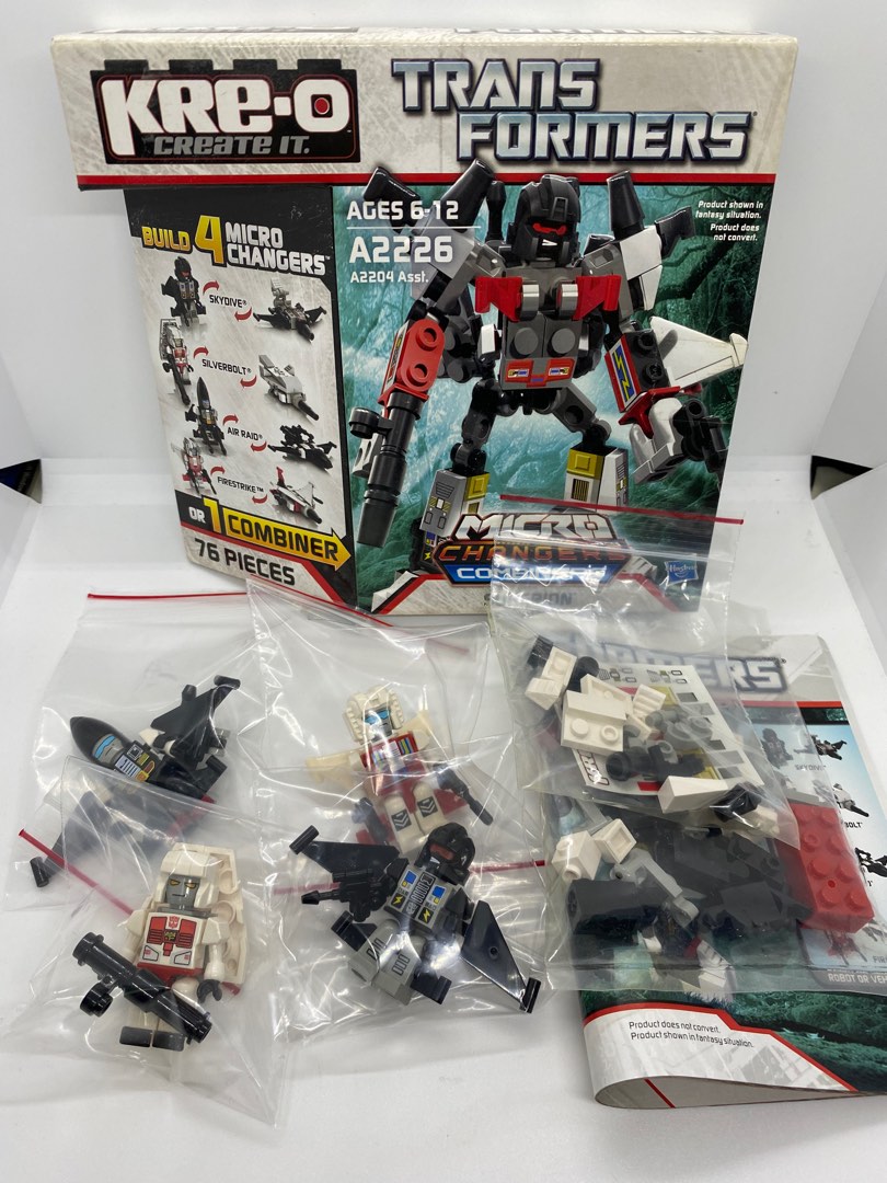 Transformers Kreo Kre-O Micro Changers Combiner Superion Loose 100% ...