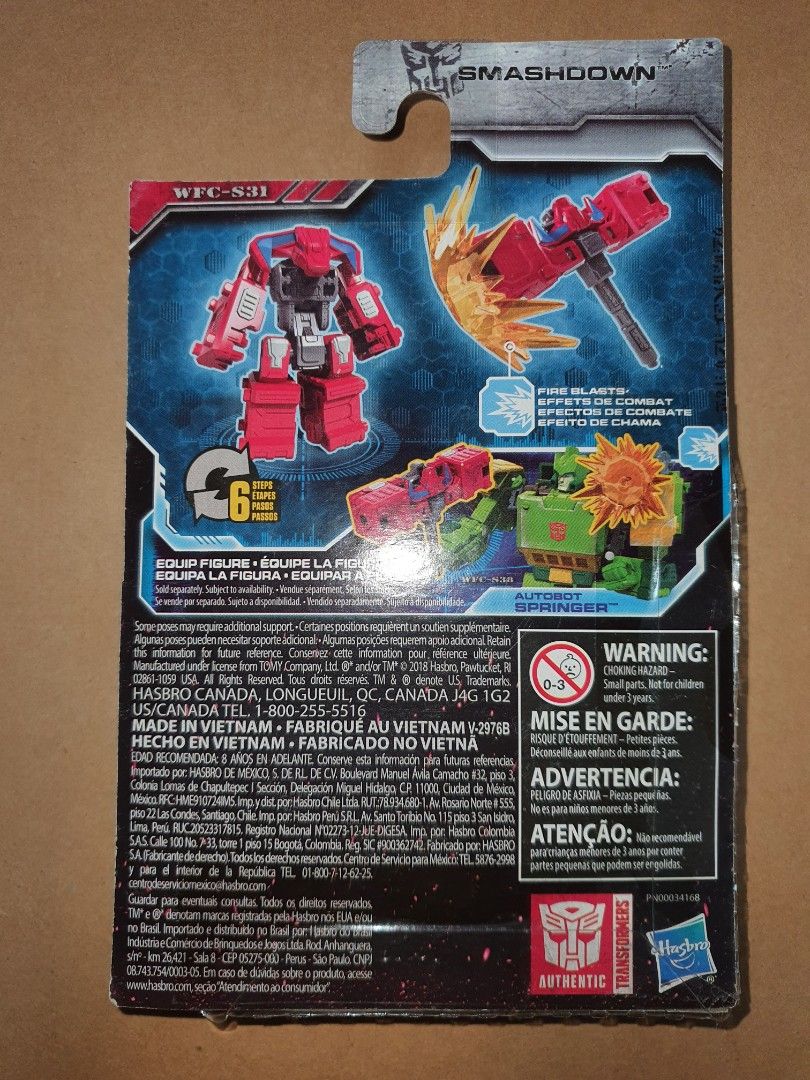 Transformers Siege Battle Master Smashdown, Hobbies & Toys, Toys ...