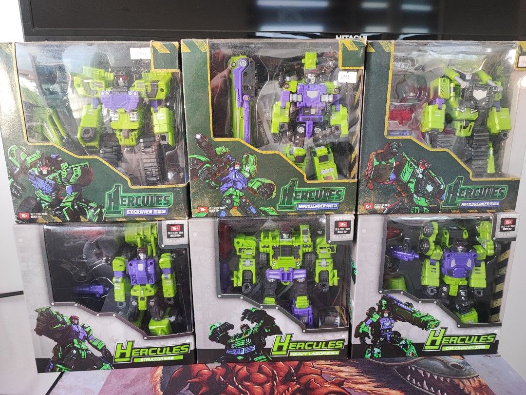 ORIGINAL Transformers TFC HERCULES 3rd Party Devastator with Upgrade ...