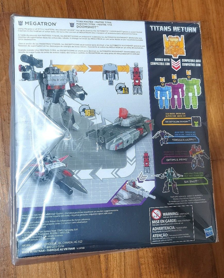 Transformers Titan Return Optimus Prime and Megatron Set, Hobbies ...