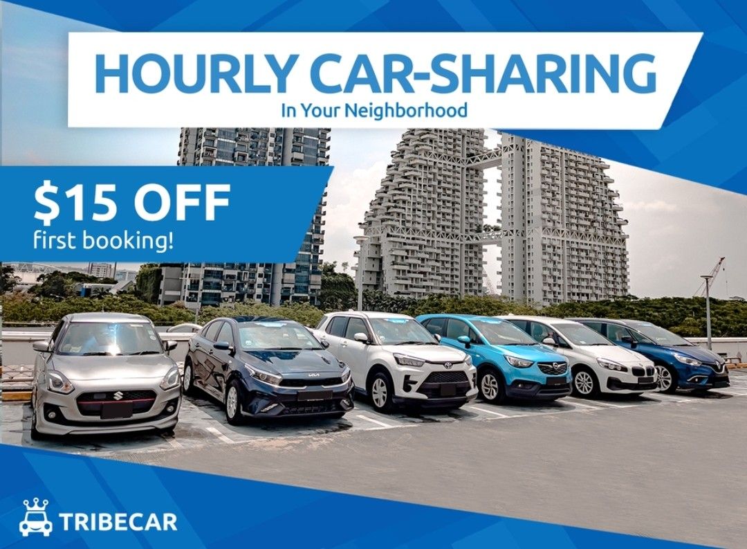 Tribecar S$15 off, Cars, Car Rental on Carousell