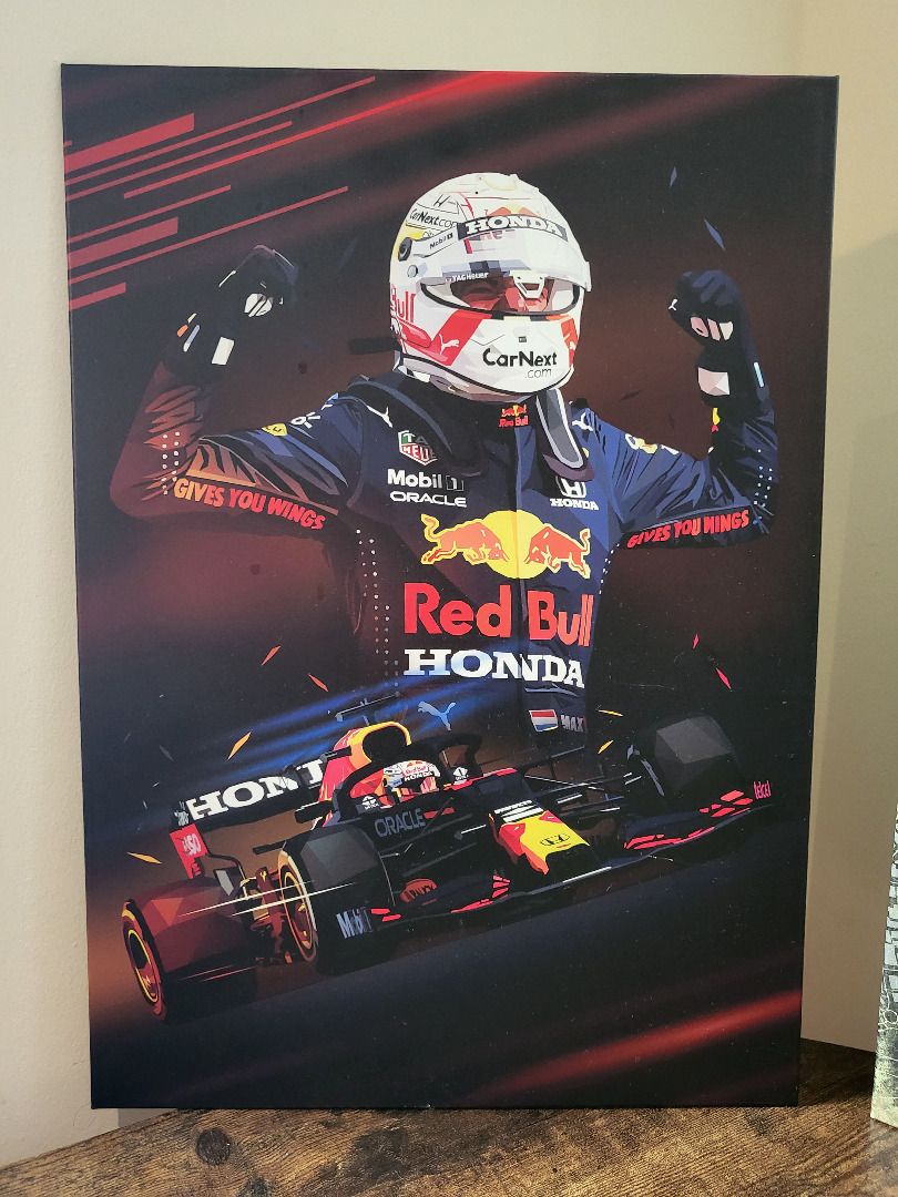 Two F1 Displate Metal Posters - Max Verstappen & Monaco GP, Hobbies ...