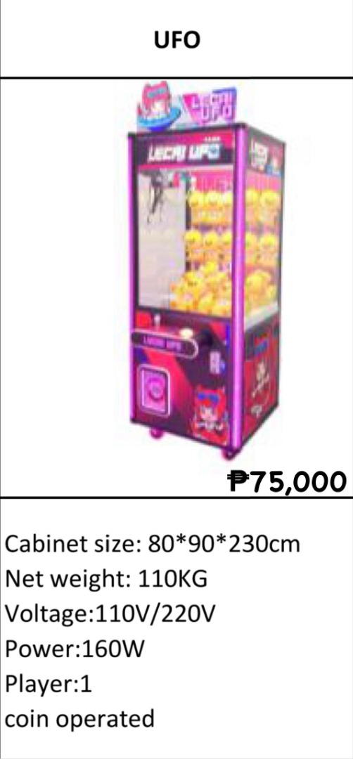 UFO CLAW MACHINE (PREORDER), Hobbies & Toys, Toys & Games on Carousell