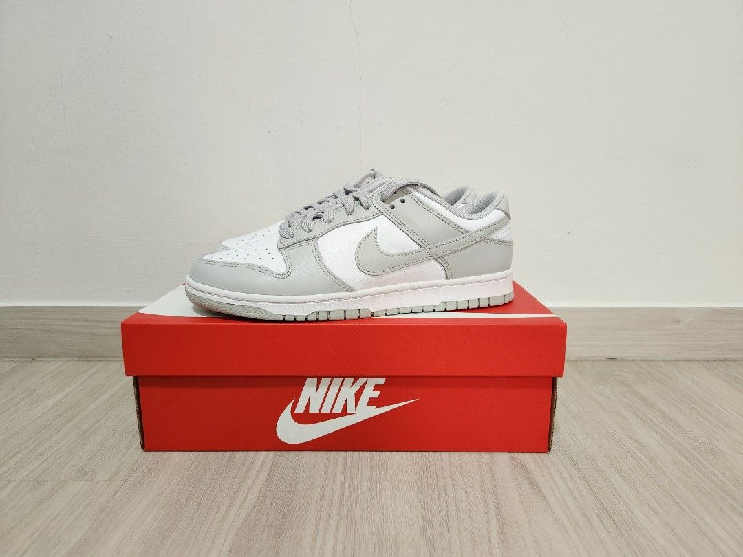 (US 8) Nike Dunk Low Grey Fog, Men's Fashion, Footwear, Sneakers on ...