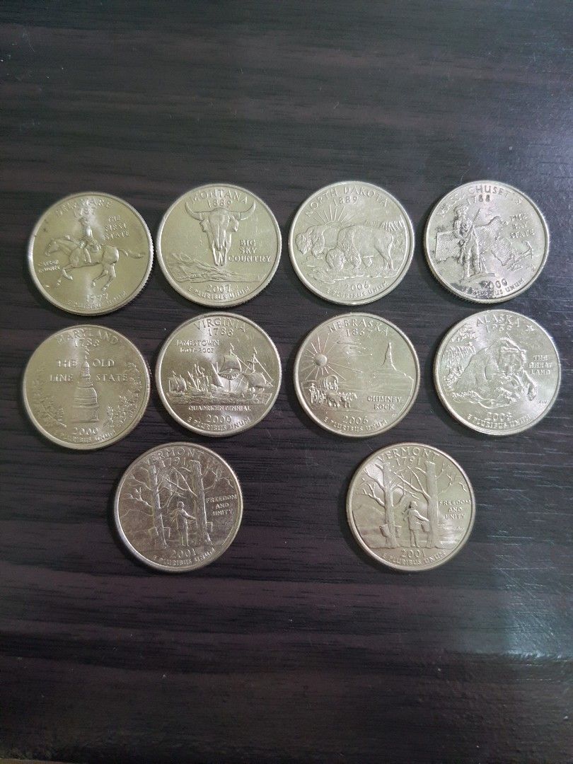 US Quarters, Hobbies & Toys, Memorabilia & Collectibles, Currency on ...