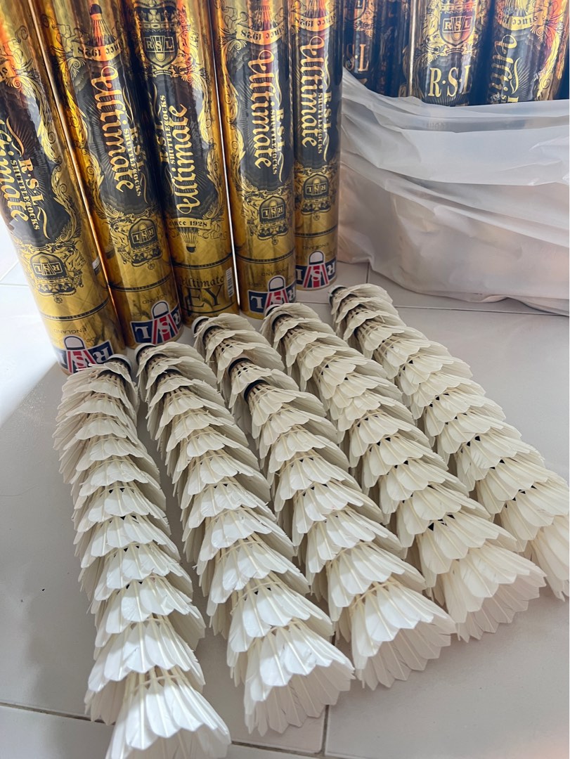 Used RSL ULTIMATE shuttlecocks, Sports Equipment, Sports & Games ...