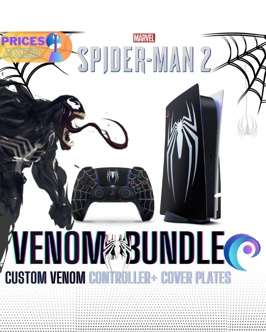 VENOM Cover plates+ Controller Limited Edition Bundle, Video Gaming ...