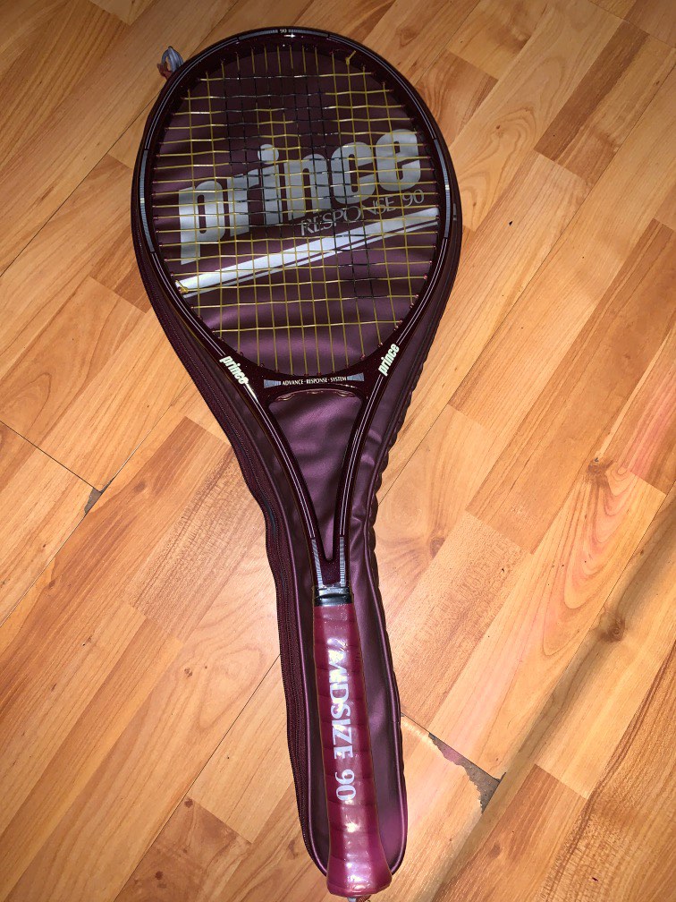VINTAGE 1987 PRINCE RESPONSE 90 TENNIS RACKET on Carousell