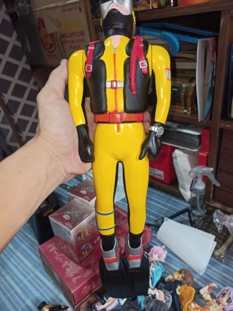 Vintage 1998 jactoys scuba diver doll with yellow suit, Hobbies & Toys ...