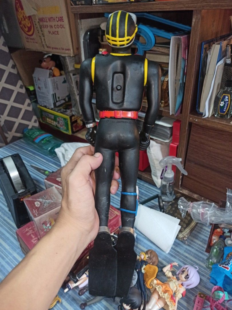 Vintage 1998 jactoys scuba diver doll with yellow suit, Hobbies & Toys ...