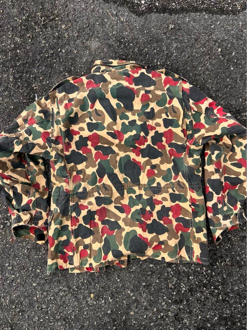 VINTAGE 90s BATHING APE CAMOUFLAGE JACKET, Men's Fashion, Coats ...