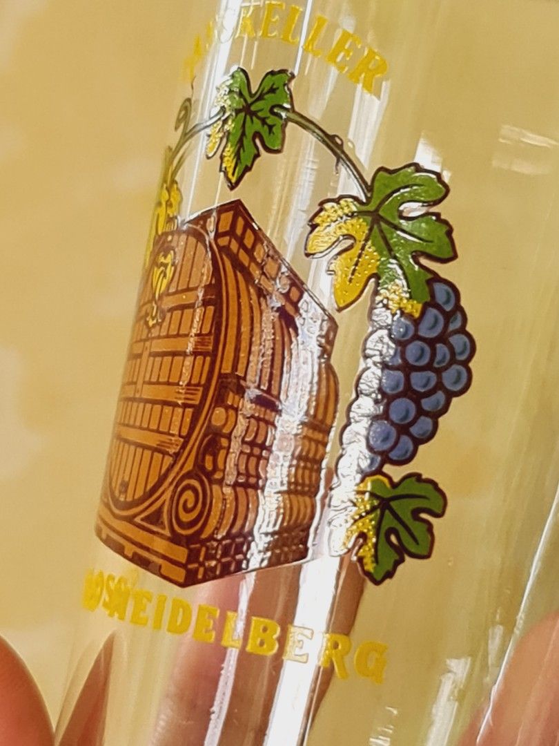 Vintage Fasskeller Schloss Heidelberg German Glass Collectible Souvenir ...