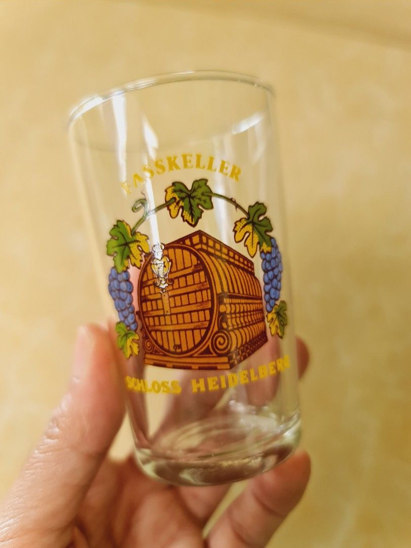 Vintage Fasskeller Schloss Heidelberg German Glass Collectible Souvenir ...