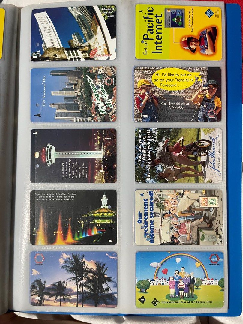 Vintage TransitLink cards, Hobbies & Toys, Memorabilia & Collectibles ...