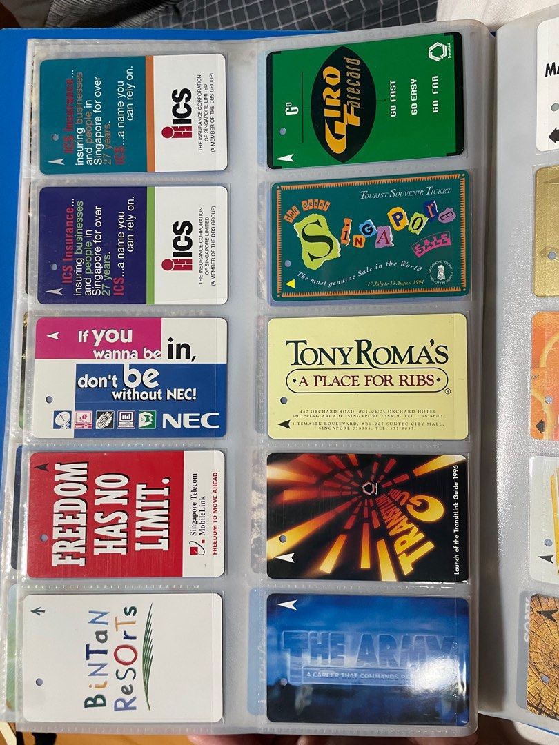 Vintage TransitLink cards, Hobbies & Toys, Memorabilia & Collectibles ...