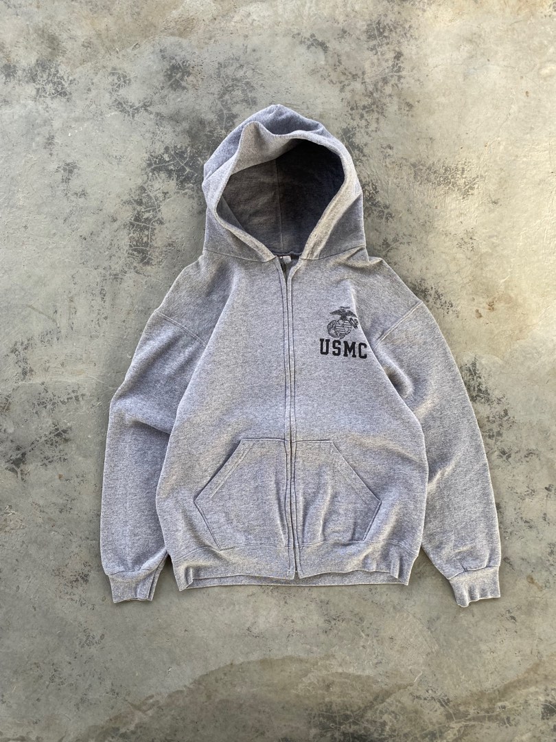 Vintage USMC hoodie, Men's Fashion, Tops & Sets, Hoodies on Carousell