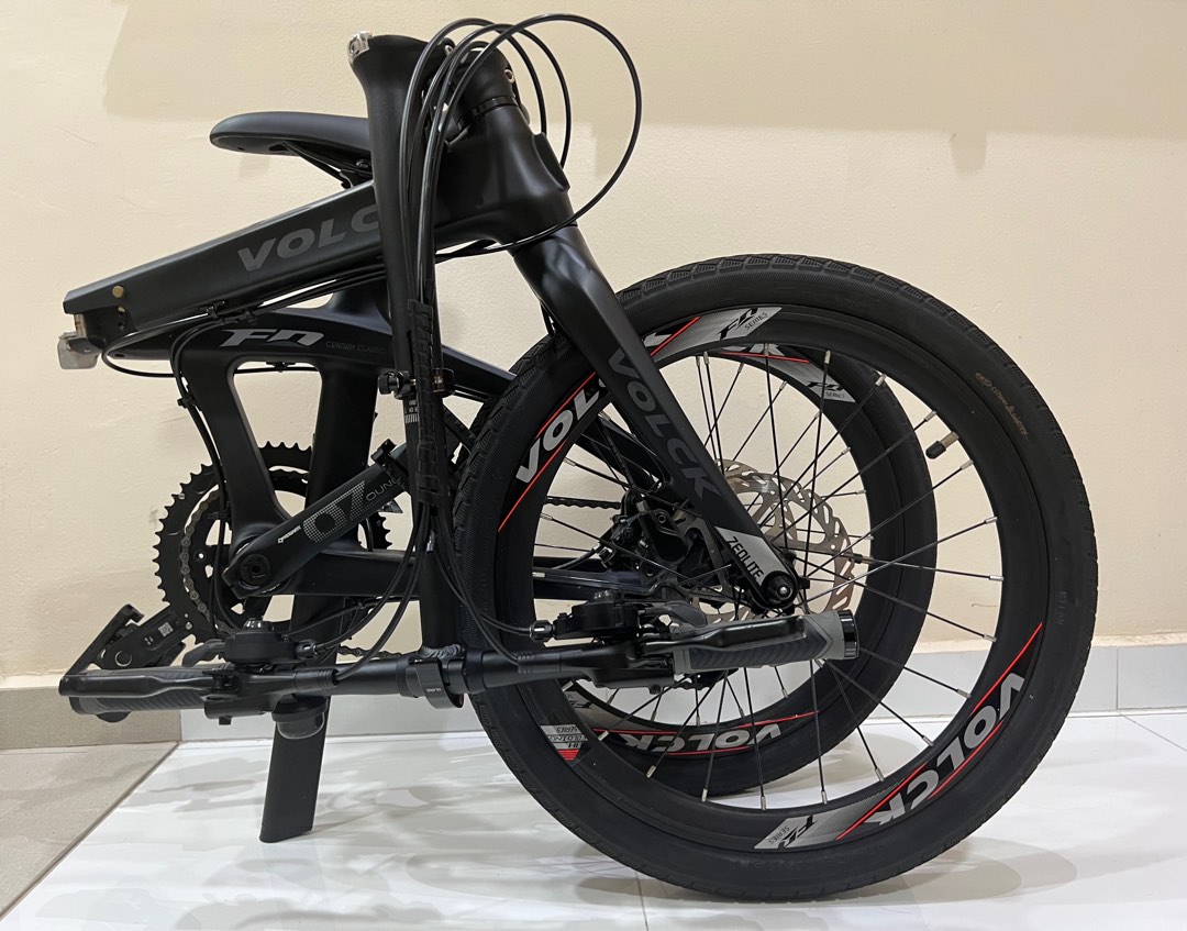 VOLCK Zeolite 22s Carbon Fiber Folding Bike, Sports Equipment, Bicycles ...