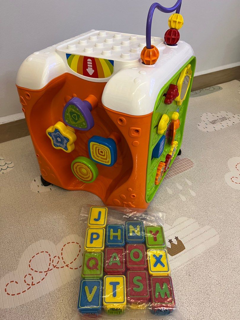 VTech - Alphabet Activity Cube, Babies & Kids, Infant Playtime on Carousell