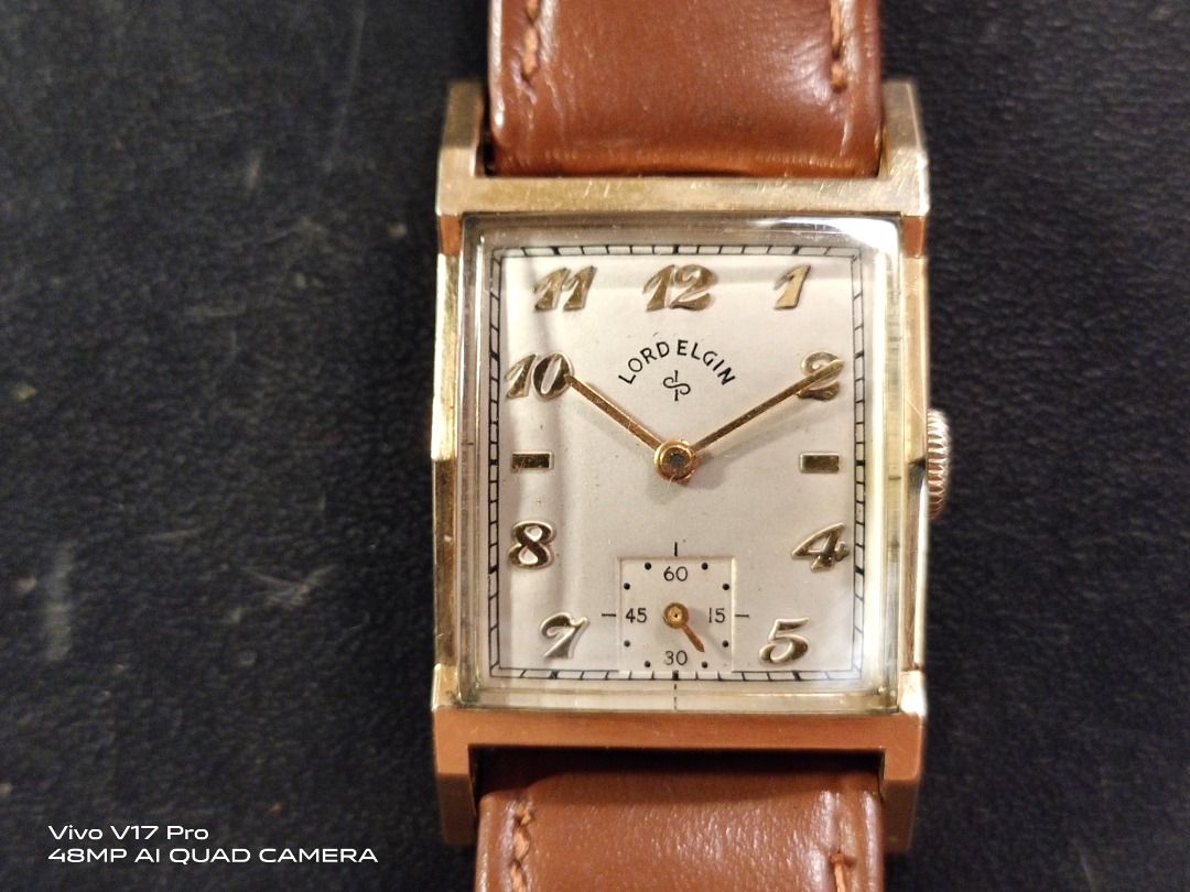Vtg Lord Elgin 14K Gold Filled Mechanical Watch, Men's Fashion, Watches ...