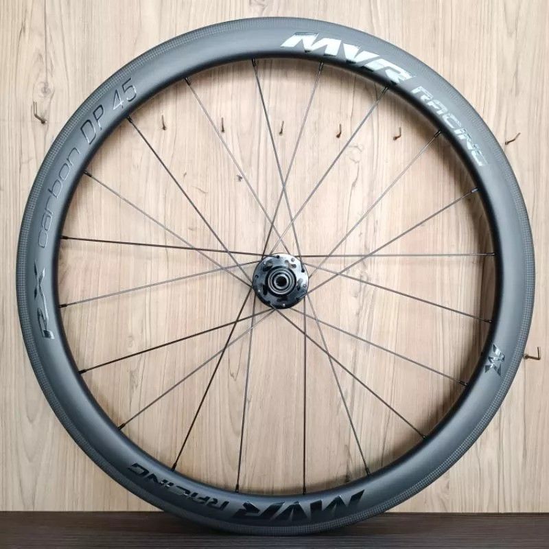 Wheelset MVR Racing RX carbon dp 45MM. 2 IN 1 rim & disc brake, Sports ...