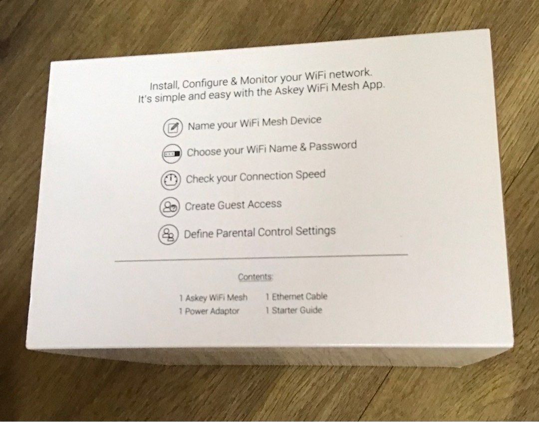 Wifi 6 Router and Askey Wifi Mesh, Computers & Tech, Parts ...