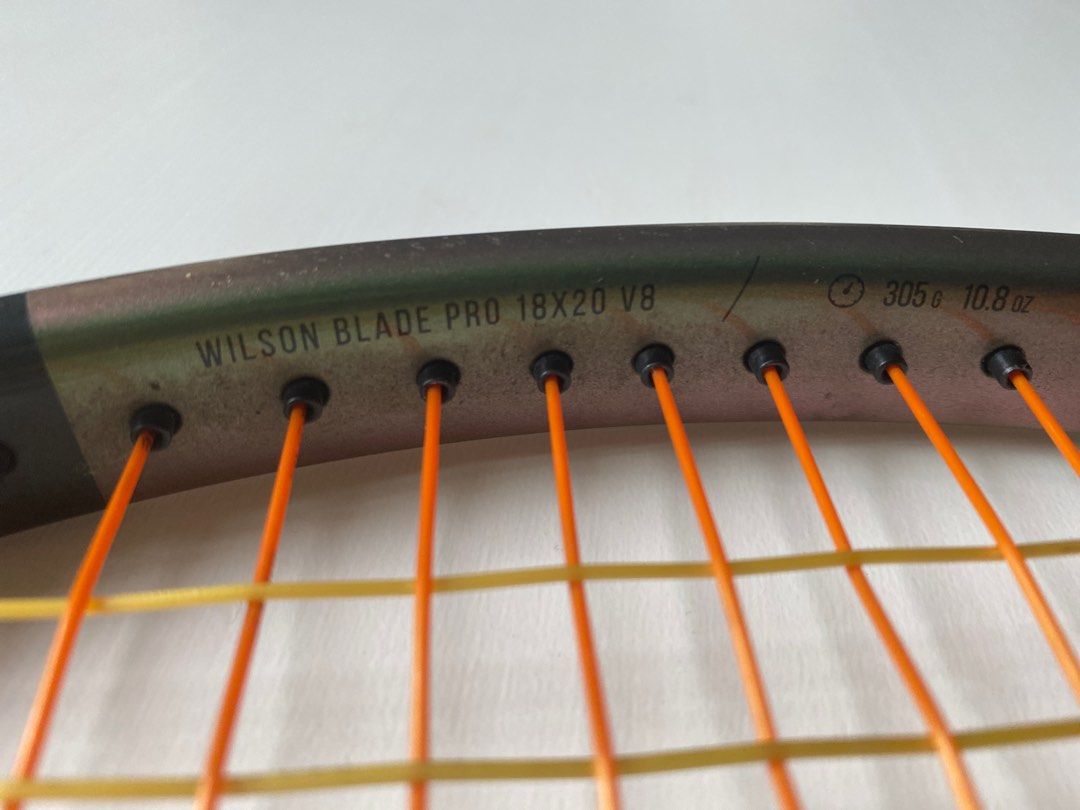 Wilson blade v8 pro, Sports Equipment, Sports & Games, Racket & Ball ...