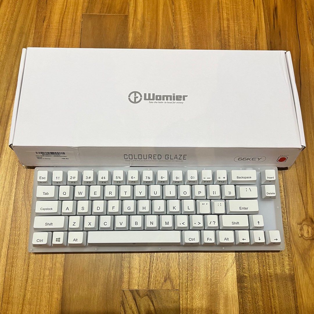 Wormier K66 Acrylic Hot-Swappable Mechanical Keyboard, Computers & Tech ...