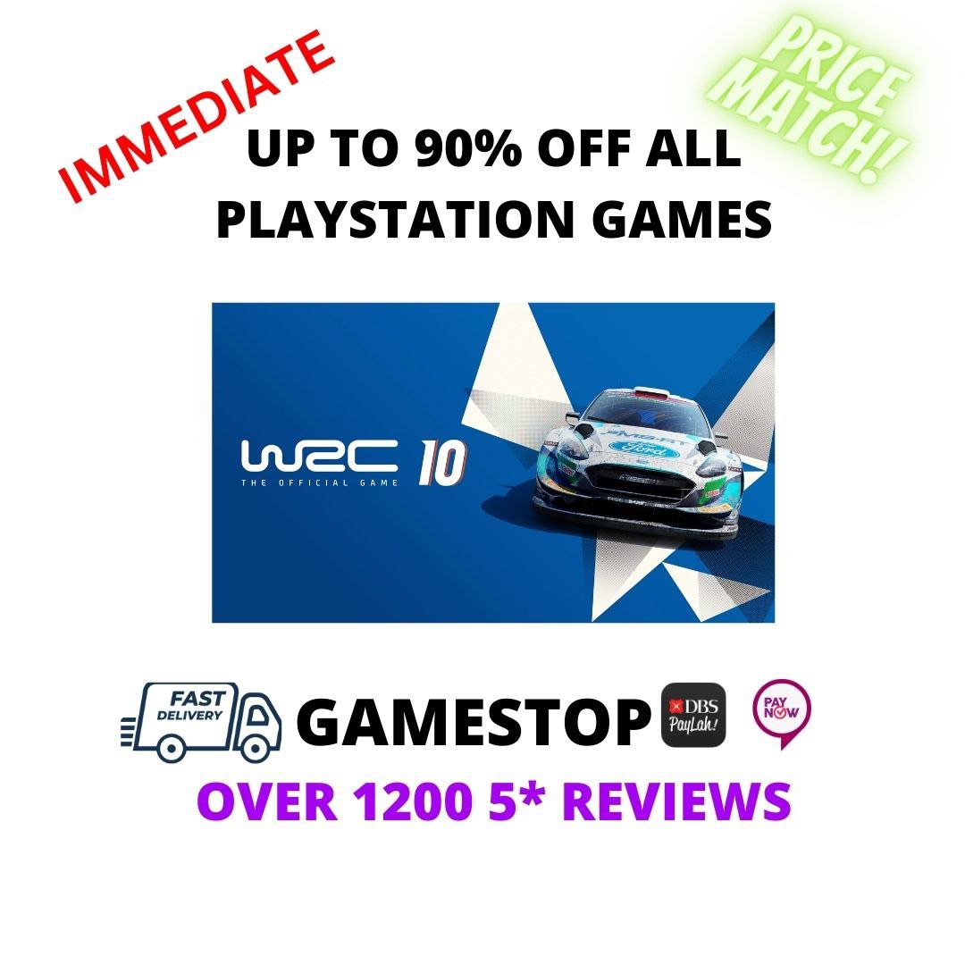 WRC 10 [PS4 Games] [PS5 Games], Video Gaming, Video Games, PlayStation on Carousell