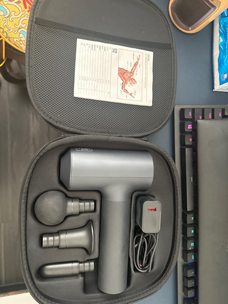 XiaoMi Muscle Massage Gun, Health & Nutrition, Massage Devices on Carousell
