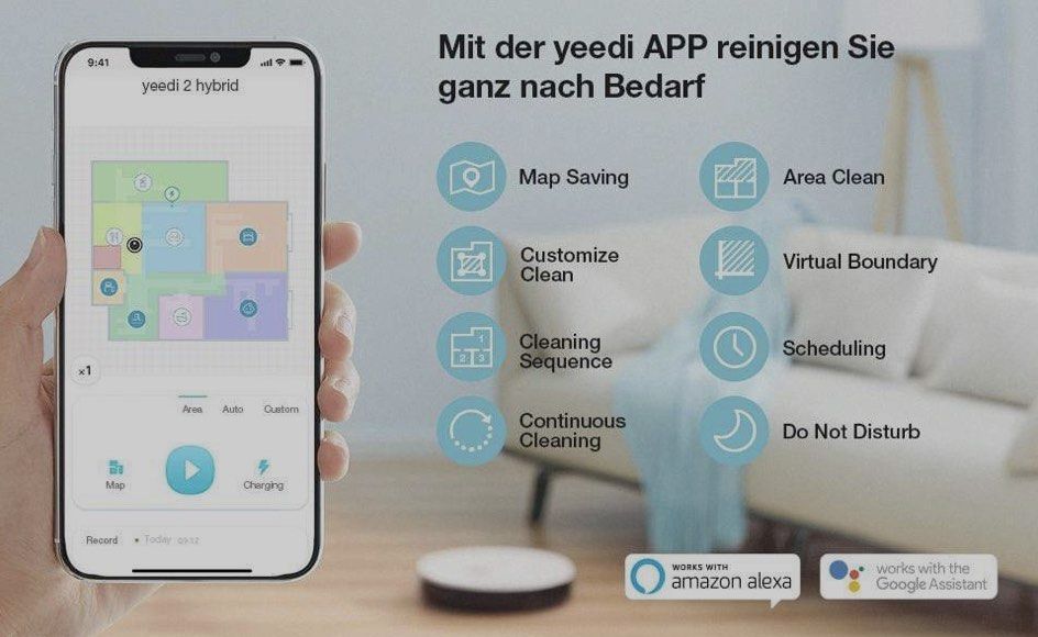 Yeedi 2 Hybrid Robotic Vacuum Cleaner | Your New Clean Buddy, TV & Home Appliances, Vacuum ...