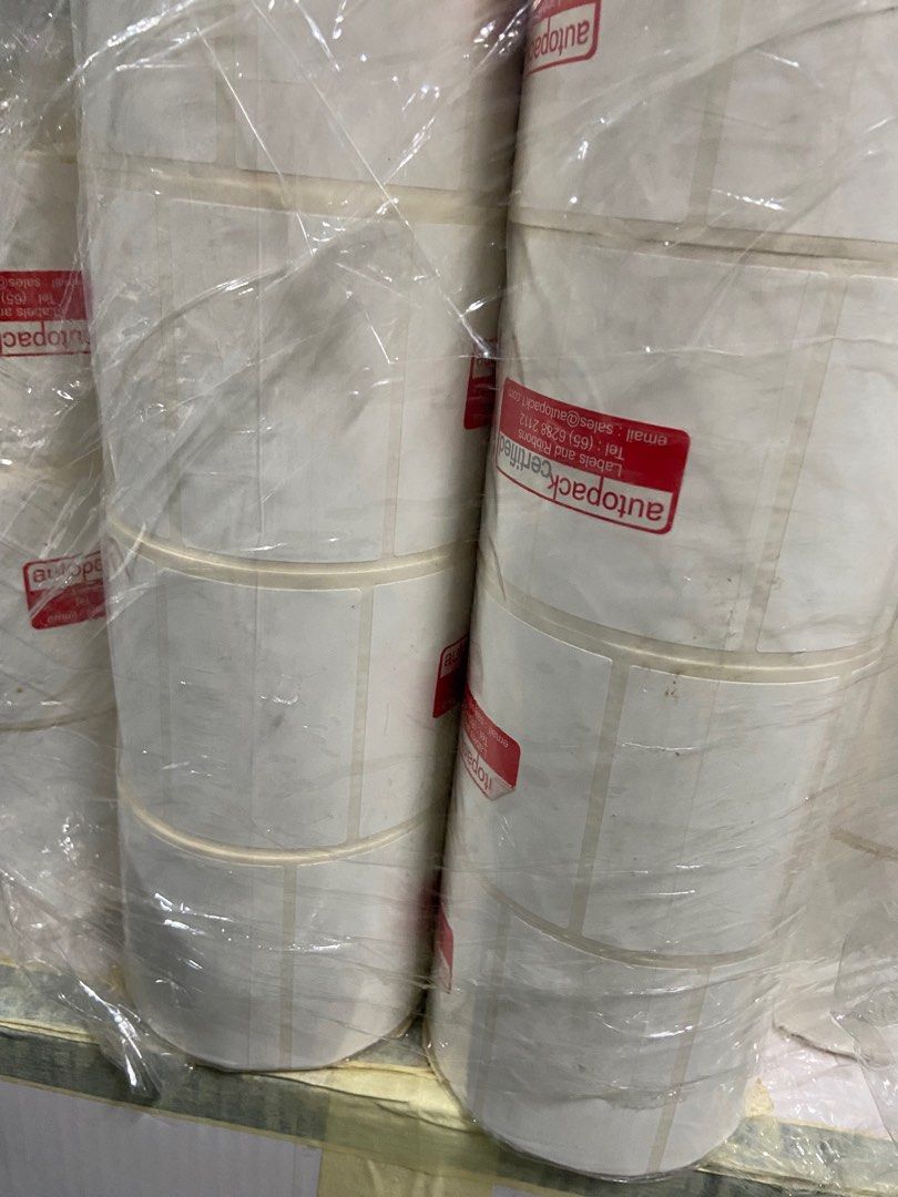 Zebra Armor Resin Ribbon Bubble Tea Label Sticker Barcode Thermal Paper ...