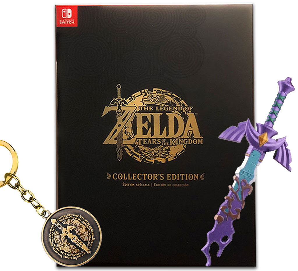Zelda Tears of the Kingdom Collector's Edition + Corrupted Sword ...