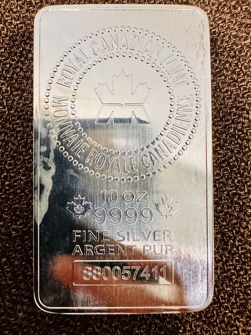 10oz Silver bar 9999, Hobbies & Toys, Memorabilia & Collectibles ...
